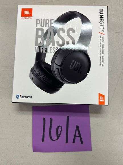 New Jbl Pure Bass Wireless Headphones In Box Earl S Auction Company