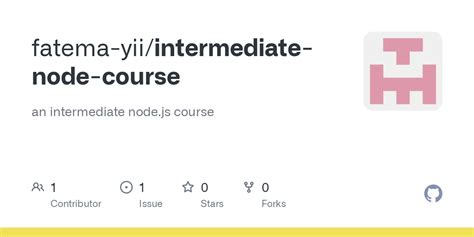 Github Fatema Yiiintermediate Node Course An Intermediate Nodejs