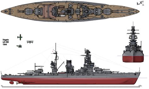 Nagato Class Battleships 1919 Naval Encyclopedia