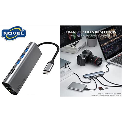 Plastic Type C 7 In 1 Multifunction Adapter At Best Price In Delhi Electrov8 Private Limited