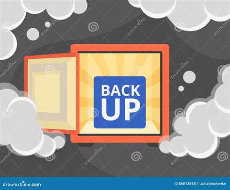 Information Recovery And Data Backup Stock Vector Illustration Of