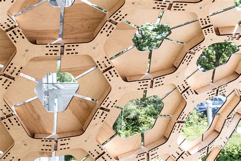 Carapacks Pavilion Double Shell Interlocking Structures