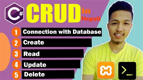 Crud Operations Using C And Mysql Server Insert Delete Update Read With Source Code In