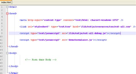 Tutoriel ExtJS N8 Formulaires ExtJS Objis Com