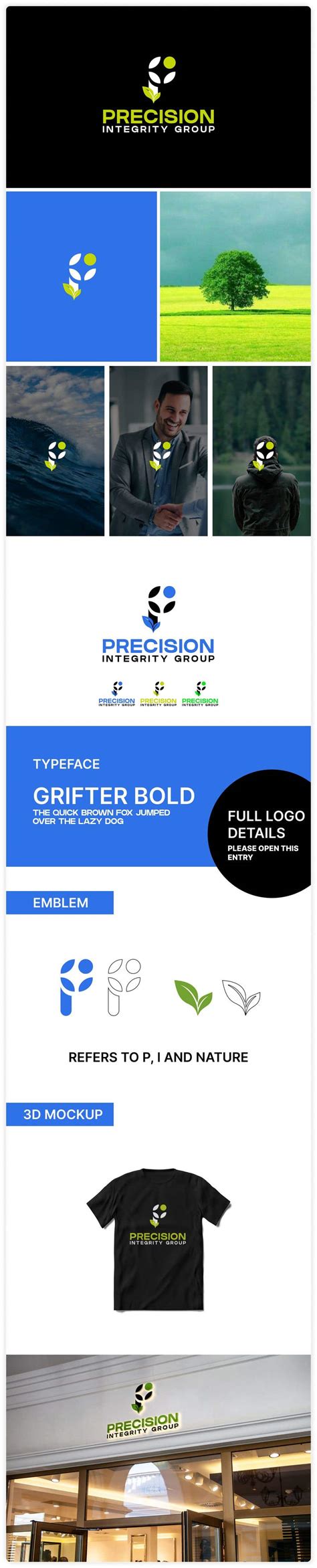 Entry 2316 By Ayshagfx For Precision Integrity Group Logo Freelancer