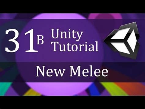 B Unity Tutorial New Melee Create A Survival Game YouTube