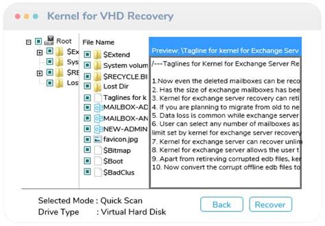 VHD Recovery Software To Recover Deleted Or Missing Files Folders From Virtual Hard Disk