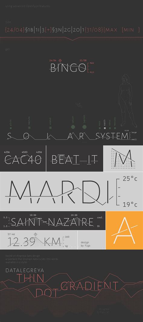 Datalegreya Data Visualization Typeface Otf Bypeople