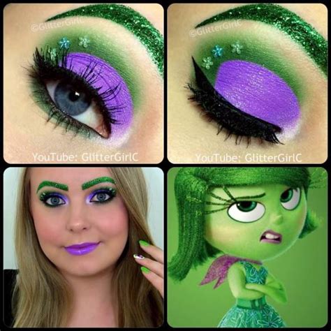 Inside Out Disgust Makeup D Glittergirlc