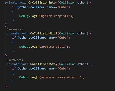 Unity Oncollision And Ontrigger Fonksiyonları By Ümit Aslan Medium