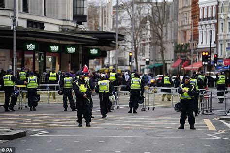 Met Police Say They Forcibly Removed Anti Hamas Protester From Pro