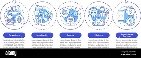 Smart Technologies Pros Blue Circle Infographic Template Stock Vector Image And Art Alamy