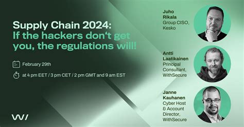 Withsecure Consulting On Linkedin Cybersecurity Supplychain