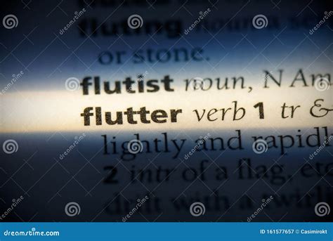 Flutter Stock Image Image Of Macro Education Printed