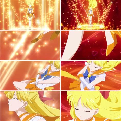 Pin By Apple Girl On Sailor Venus Transformation Etc Sailor Moon