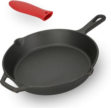 Greatchef Cast Iron Skillet 10 25 Inch Pre Seasoned Frying
