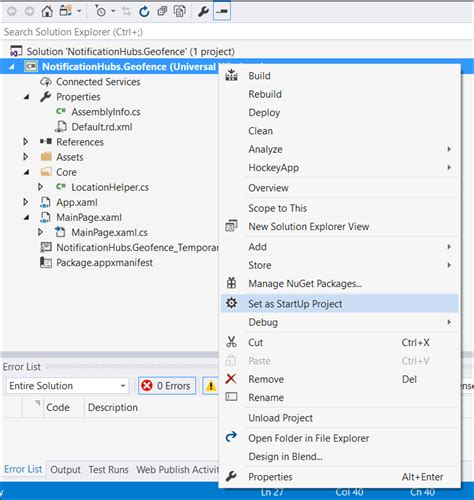 Send Push Notifications With Azure Notification Hubs And Bing Spatial Data Microsoft Learn