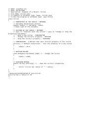 Circle Java Name Jonathan Ooi Date 09 05 2020 Description Example Of A Object Circle