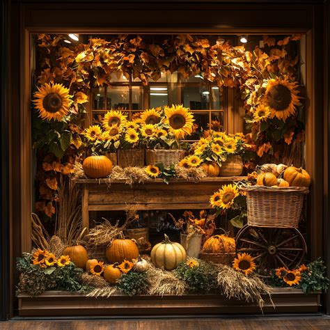 Оформление фасада Декорирование Осенний декор Осенние украшения