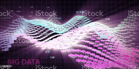 Abstract Concept Of Decision Making Analysis Big Data Quantum Virtual Cryptography Blockchain