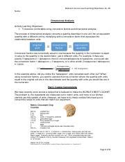 Mastering Dimensional Analysis For Conversions Course Hero