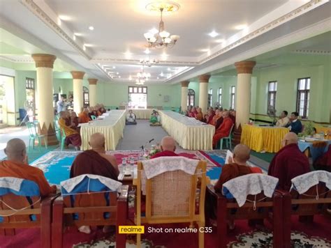 မကွေးတိုင်းဒေသကြီးသံဃာ့ဝန်ဆောင်အစည်းအဝေးအခမ်းအနားသို့ တိုင်းဒေသကြီးအစိုးရအဖွဲ့ဝင် လူမှုရေးရာဝန်က