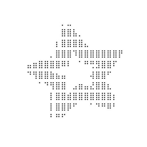 🦊 fox ascii art text art dots art
