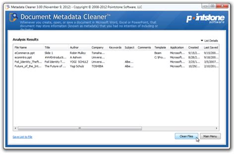 Batch Remove Metadata From Word Excel And PowerPoint Files
