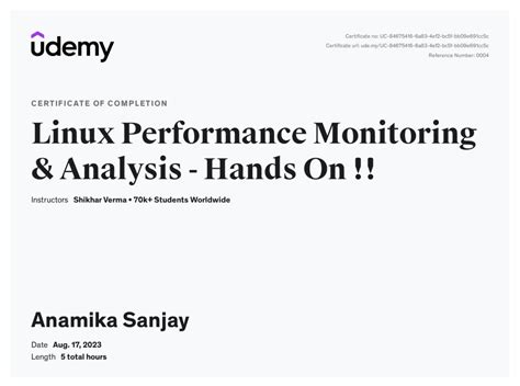 Anamika Sanjay On Linkedin Udemy Course Completion Certificate
