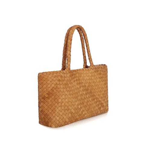 The Mini Elena Italian Woven Leather Purse Milaner