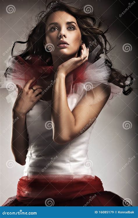 Junge Dame Stockbild Bild Von Vollkommen Baumuster 16085179