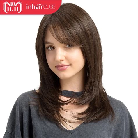 Inhair Cube 18 Inch Straight Lace Front Wig 130 Density Heat Resistant