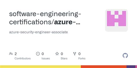 Github Software Engineering Certifications Azure Security Engineer Associate Azure Security