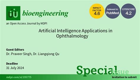 Artificialintelligence Ai Deeplearning Medicalimaging Ophthalmology… Bioengineering Mdpi