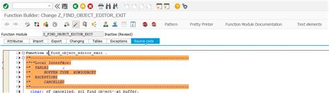 Add Find Method To The Abap Editor Patterns Sap Community