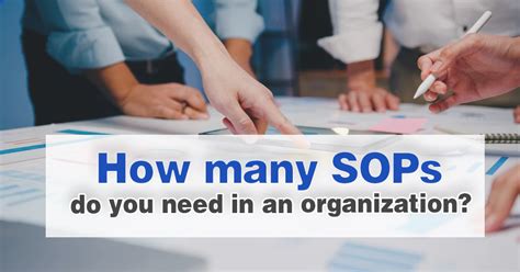 How Many Sops Do You Need In An Organization 3s Business Solution Adviser