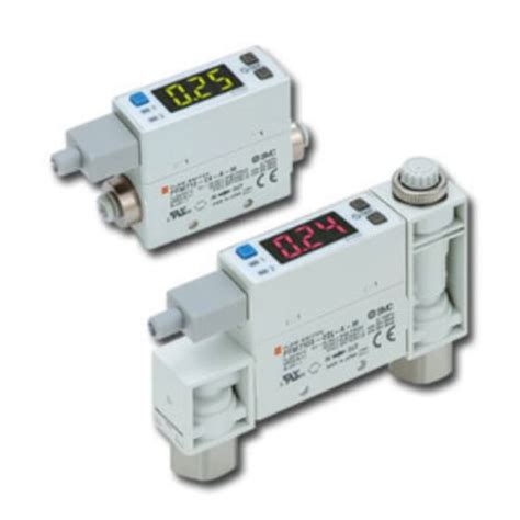 Pfm750 C6 E Smc Smc Pfm7 Series Digital Flow Switch For Air Flow Sensor 1 L Min Min 50 L Min