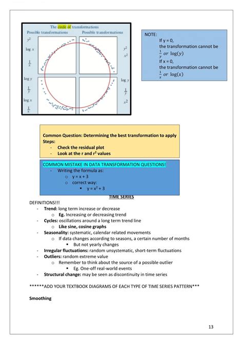 Further Maths Notes Further Mathematics Year 12 Vce Thinkswap