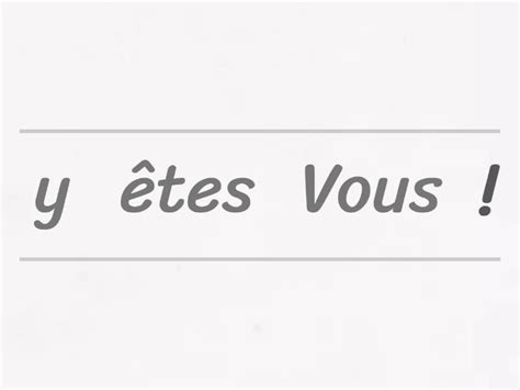 Le Pronom Y Remplacer Un Lieu Unjumble