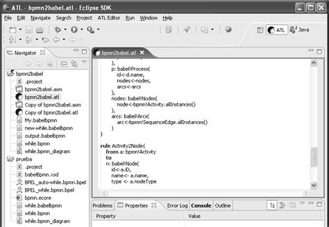 Screenshot With Atl Transformations Download Scientific Diagram