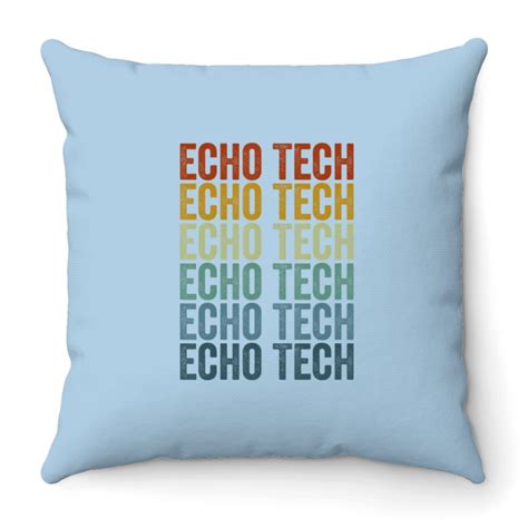 Echo Tech Echocardiography Throw Pillows Sold By Smilymaczko3 Sku
