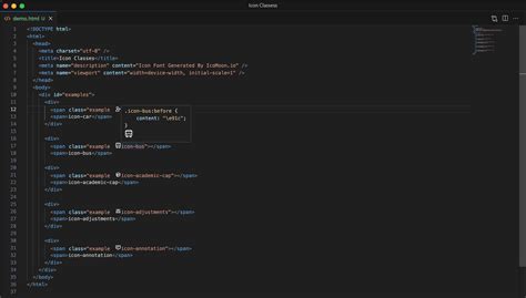 Icon Classes Visual Studio Marketplace