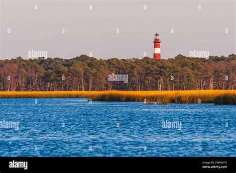 Assateague Lighthouse Built In 1867 On Assateague Island On The