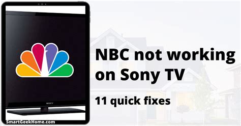 Nbc App Not Working On Sony Smart Tv 11 Quick Fixes