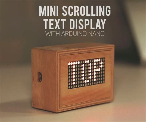 Scrolling Text Display A To Z Guide Scrolling Text Arduino