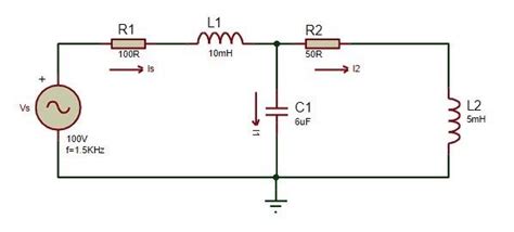 Solved In The Circuit Given Below The RLC Circuit Is Fed By Chegg Com