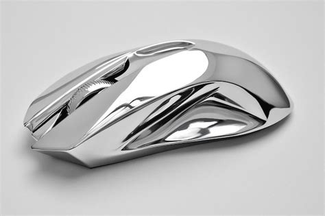 Pc Mouse With A Futuristic Angular Shape Premium Ai Generated Image