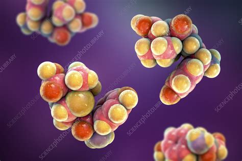 Amoxicillin Drug Molecule Illustration Stock Image F037 6434 Science Photo Library
