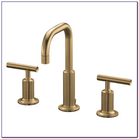 Brushed Brass Bathroom Faucets Faucet Home Design Ideas