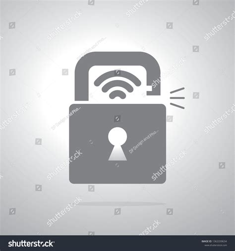 Free Wi Fi Password Vector Icon Stock Vector Royalty Free 1363339634